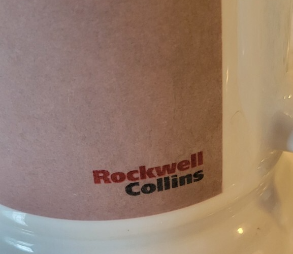 New Rockwell Collins AMC 2000 Aerospace Beer Mug Stein Vintage Hamburg ...