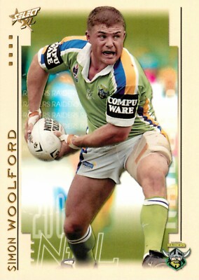 2003 CANBERRA RAIDERS NRL Card SIMON WOOLFORD | eBay Australia