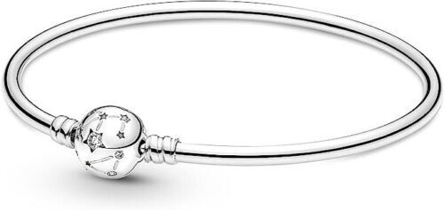 Pandora Sterling Silver CZ Stars & Galaxy Charm Bangle | eBay