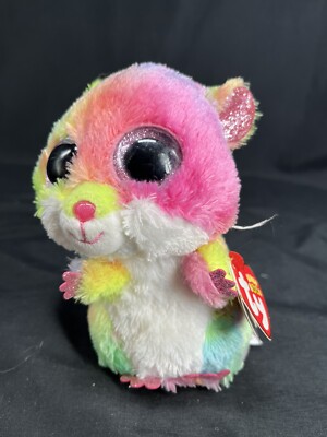 TY Beanie Boos 6" RODNEY Pink Hamster Plush Stuffed Animal | eBay
