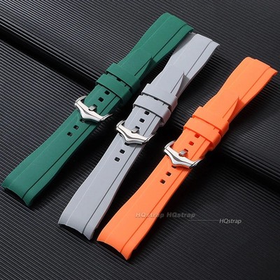 Rubber Watch Band for Omega Swatch MoonSwatch 20mm 22mm Curved End ...