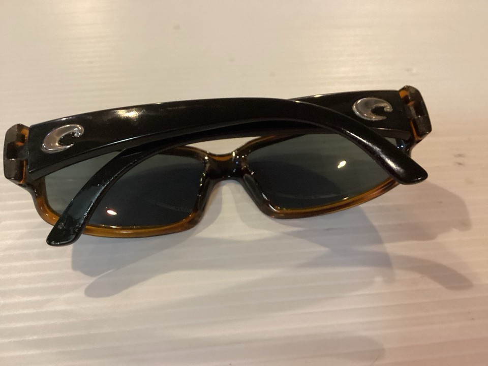 COSTA DEL MAR Brown CABALLITO Frame Copper 580 Plastic Polarized Lens ...
