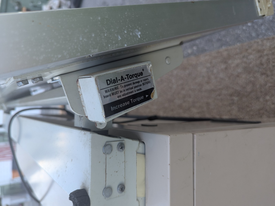 Vemco Drafting Machine Mark XII V-Track Dial-A-Torque Solid Base ...