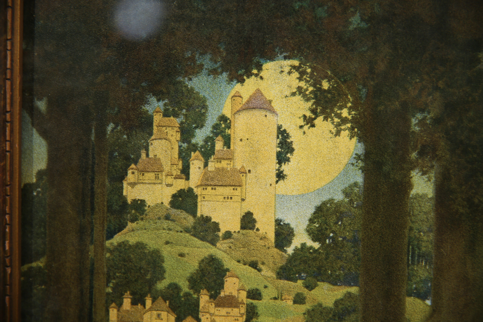 20th Century Lithograph of Maxfield Parrish With Kids Sitting on Stairs ...