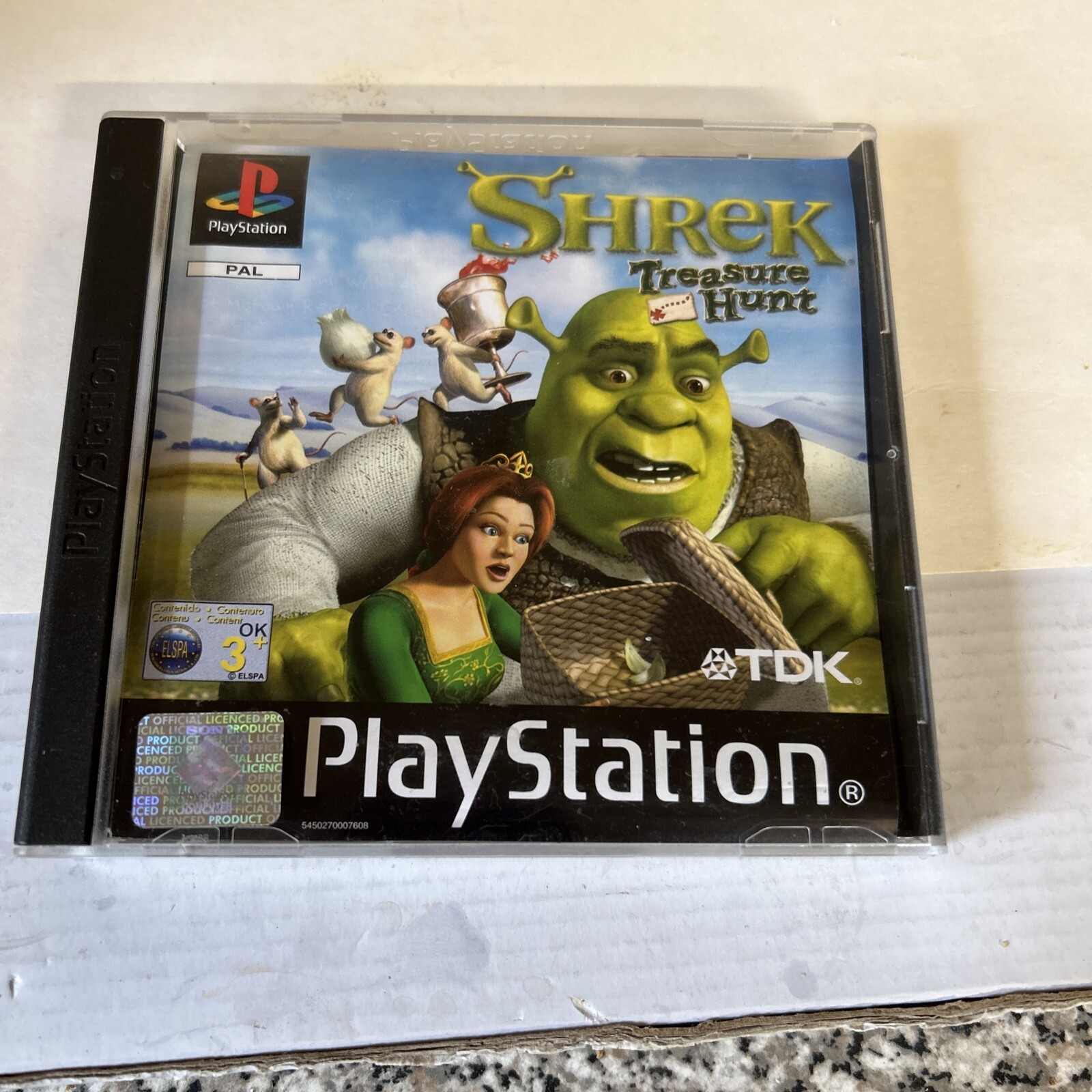 Ps1 Sony PlayStation 1 Game Shrek Treasure Hunt Boxed for sale online ...