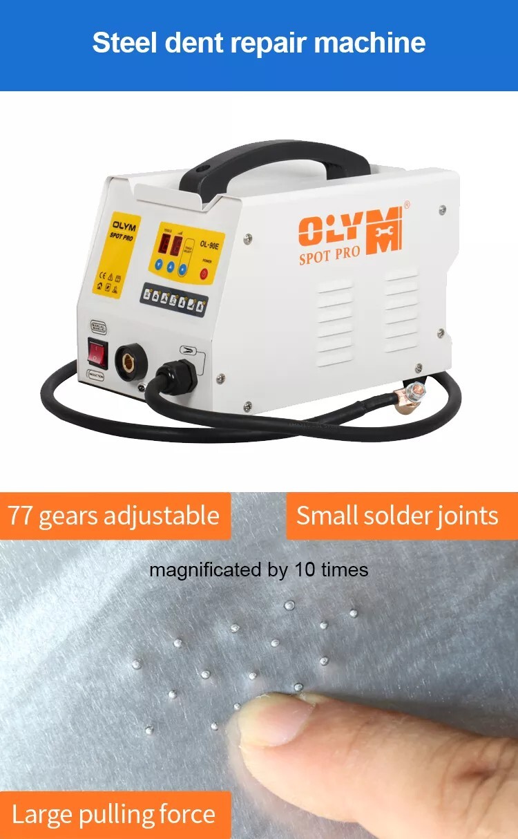OLYM 95ES steel aluminum dent puller spot welder machine car auto ...