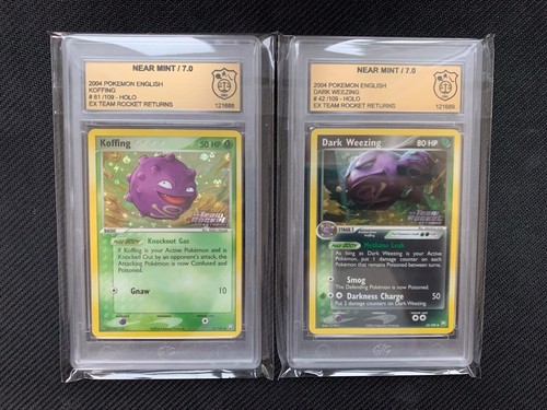 GSG Set Koffing & Dark Weezing EX Team Rocket Returns - English Holo ...