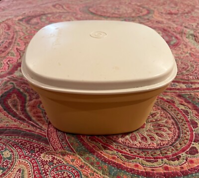 Vintage Tupperware 3 Piece 3 Quart Harvest Gold Steam N Store Container ...