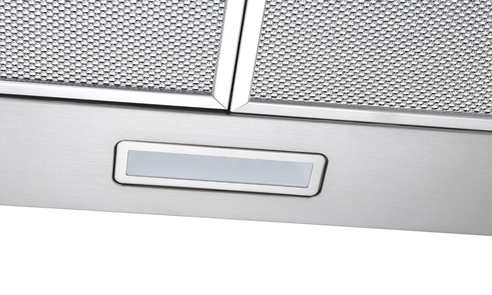Cookology Curved Glass Cooker Hood 100cm Extractor Fan - S/Steel ...