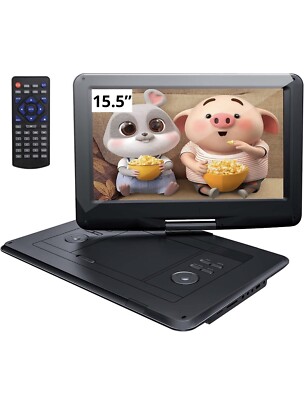 Yoton 15.5" Portable DVD Player with 14" HD Swivel Screen With Carry ...
