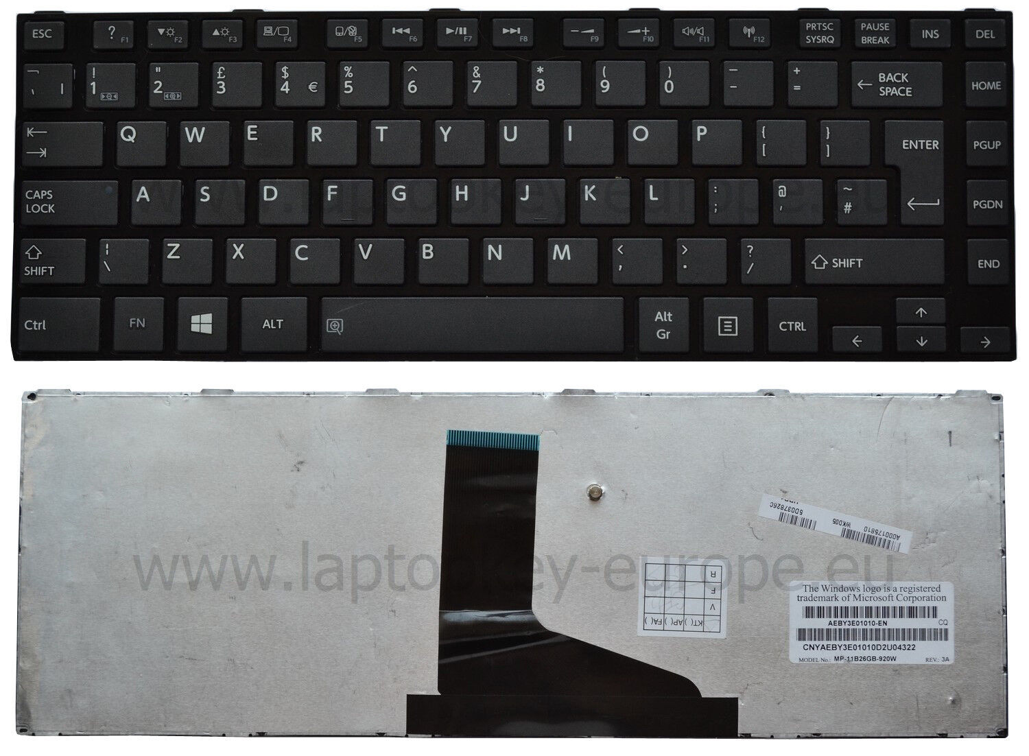 Keyboard Toshiba C800 L800 L830 P840 M805 /TO98-UK | eBay.de