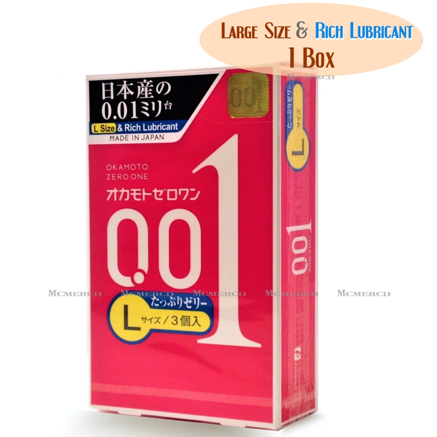 Okamoto+Zero+One+L+Size+%26+Rich-Lubricant for sale online | eBay