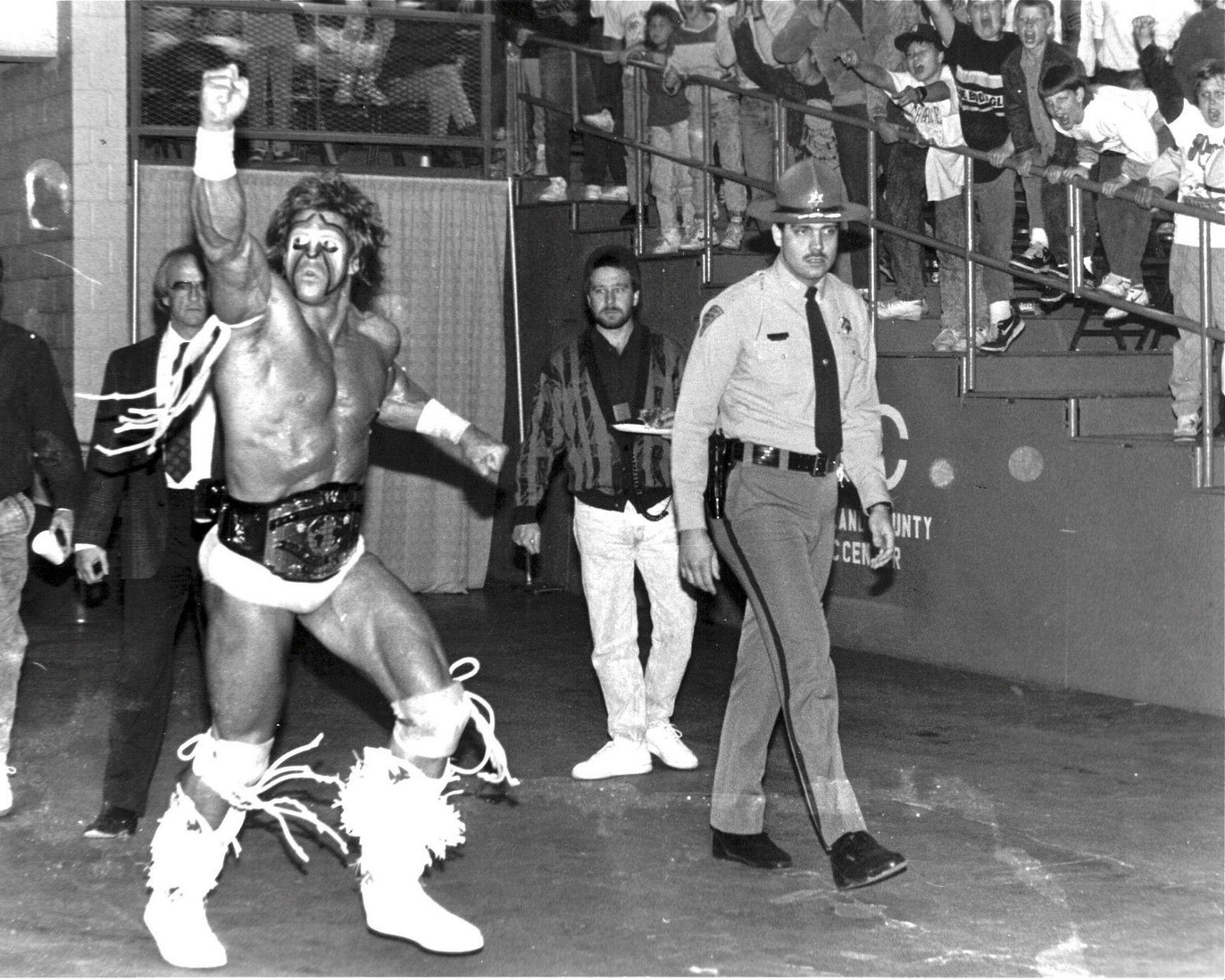 Ultimate Warrior WWF Jake Roberts B&W 8x10 Picture Celebrity Print | eBay