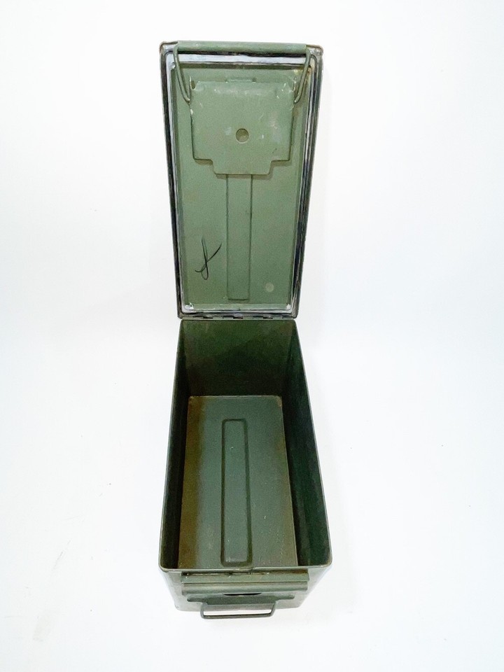 50 Cal Metal Ammo Can – Military Steel Box Ammo Storage - Used - 10 ...