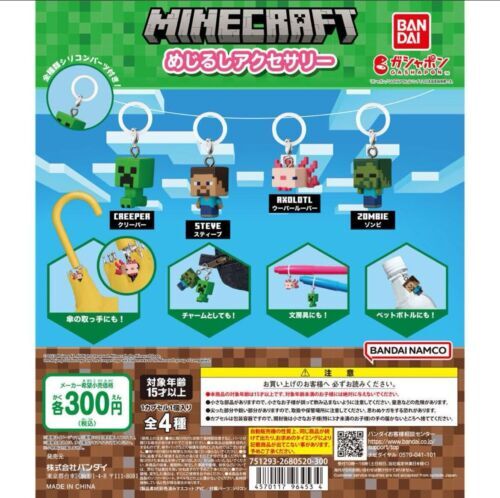MINECRAFT Mejiroshi Accessory Complete set 4 Capsule Toy JAPAN | eBay