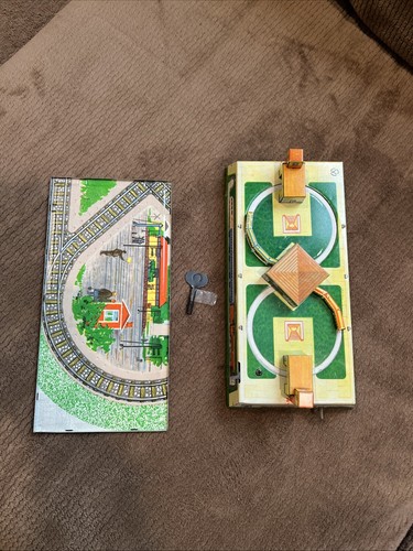 Vintage Russian Wind-up Metal Toy Train With Key | eBay