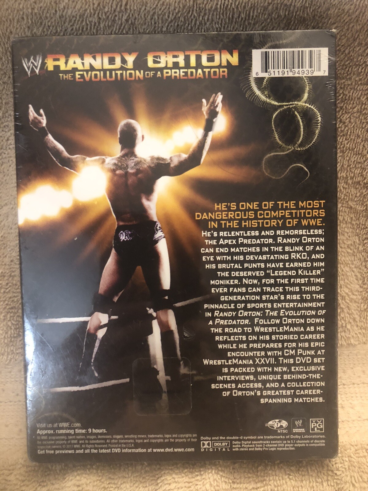 WWE: Randy Orton - The Evolution of a Predator (DVD, 2011, 3-Disc Set ...