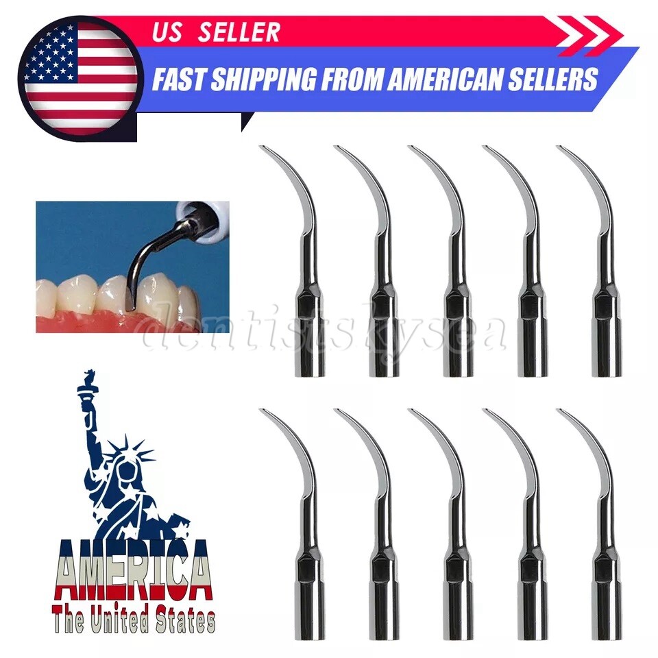 5/10Pcs Dental Ultrasonic Scalering Tips G2 fit Woodpecker/EMS Scaler ...