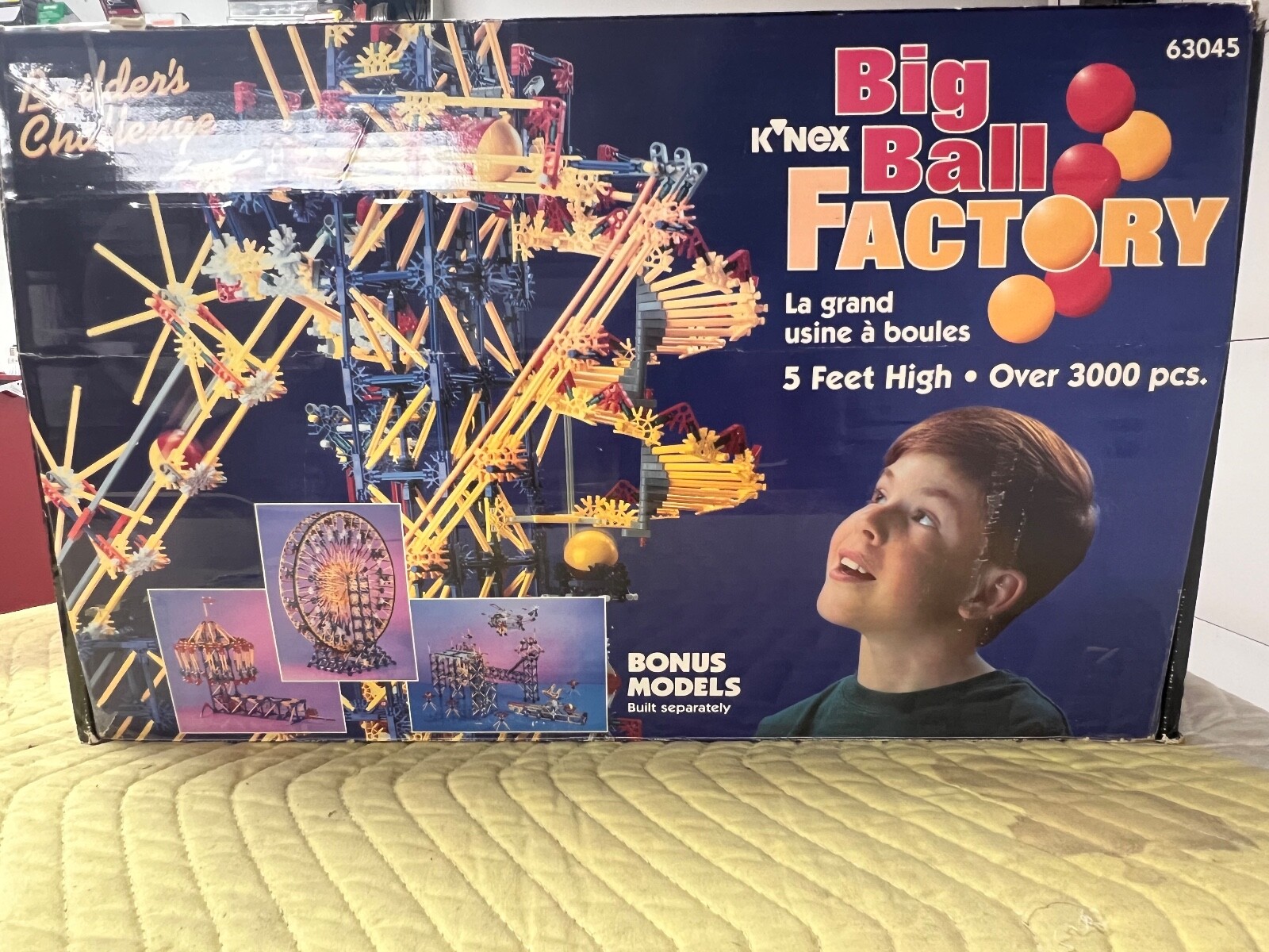 K'NEX Big Ball Factory Set #63045 BIG BOX INCOMPLETE PRE-OWNED w/Instructions | eBay
