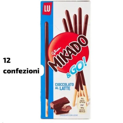 Mikado - snack al cioccolato al latte (12 confezioni) | eBay