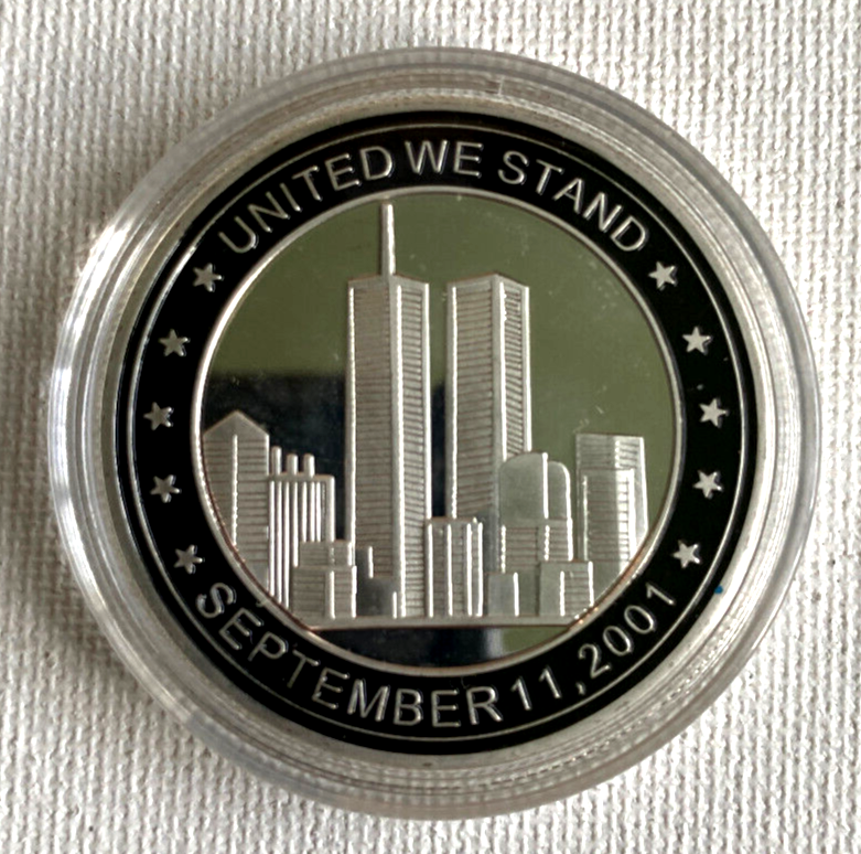 9/11 Commemorative Coin & 2001 Heroes Stamp – Tribute to American ...