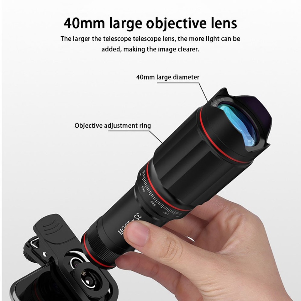 Universal Mobile Phone 22X Lens Camera Lens Double Regulation Zoom ...