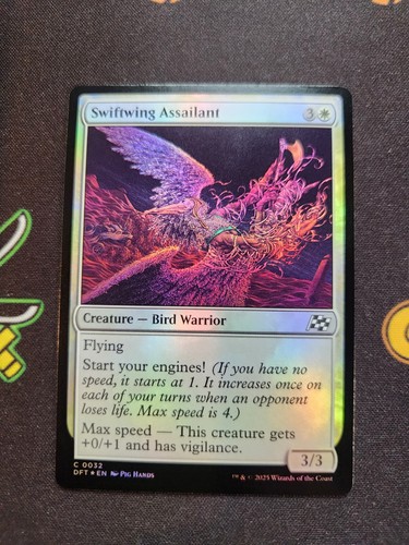 EXACT CARD PICTURED Swiftwing Assailant DFT 0032 MTG Aetherdrift Eng Foil | eBay