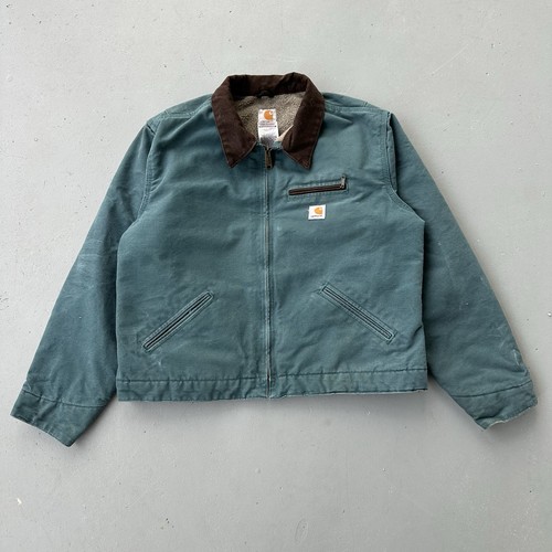 Vintage Carhartt Detroit Jacket Womens Sherpa Lined Size XL WJ097 DTL ...