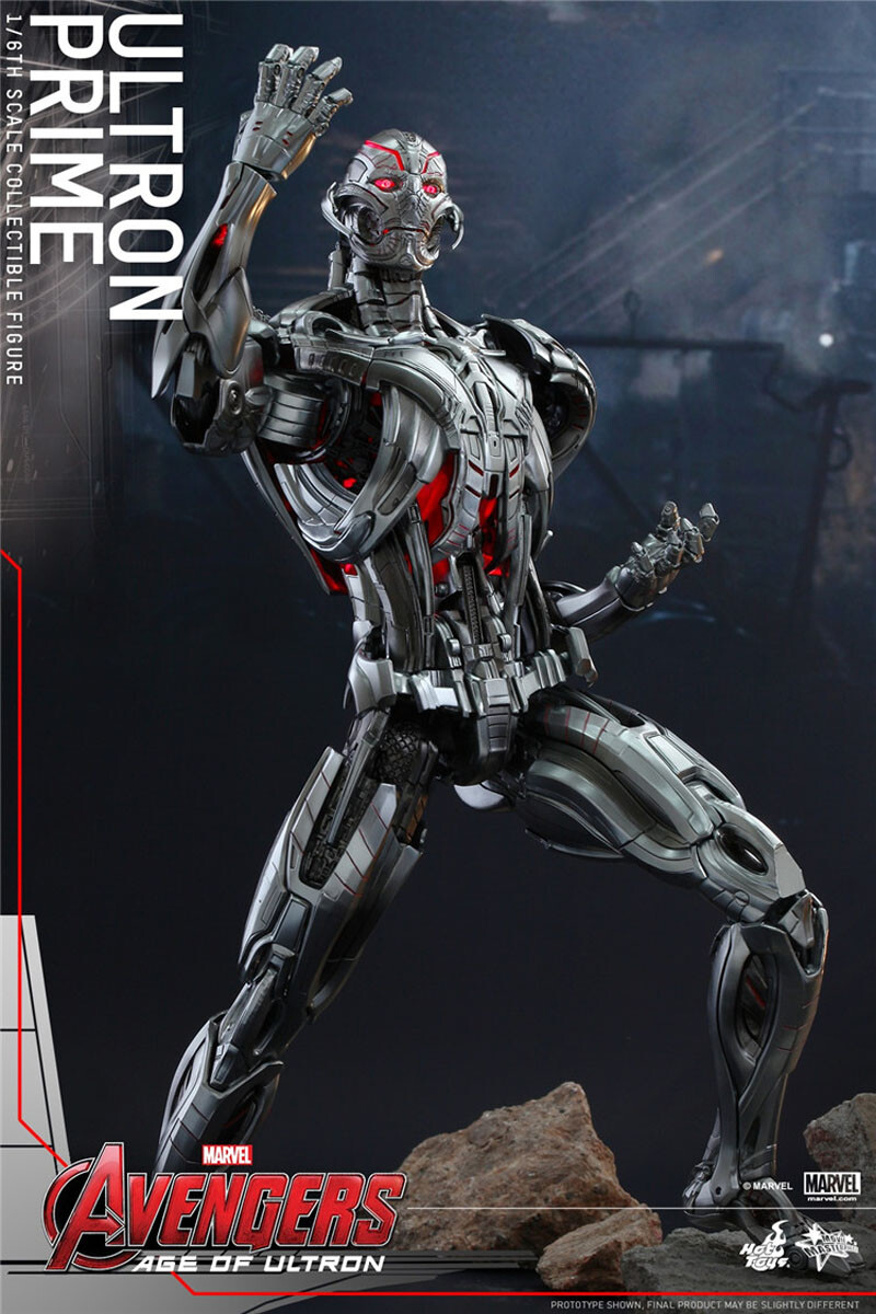Hot Toys 1/6 MMS284 Avengers: Age of Ultron Ultron Prime Action Figure ...