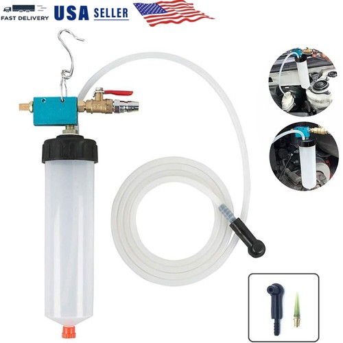300ML Pneumatic Brake Fluid Bleeder Kit Car Air Extractor Pump Oil ...