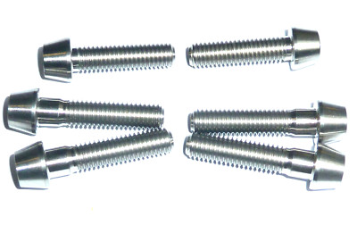 Triumph Bobber 2017-2023 Titanium TOP + BOTTOM YOKE CLAMP BOLTS NO RUST ...