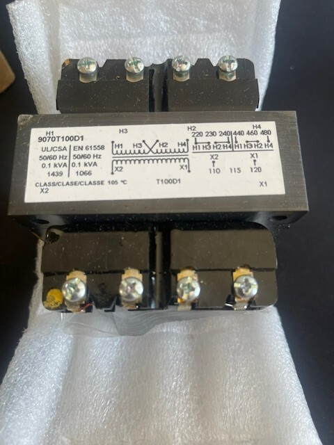 Square D 9070T100D1 Industrial Control Transformer 100va SCHNEIDER NEW ...