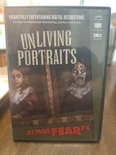 Atmos Fear FX Unliving Portraits DVD Halloween Digital Decor Haunted ...