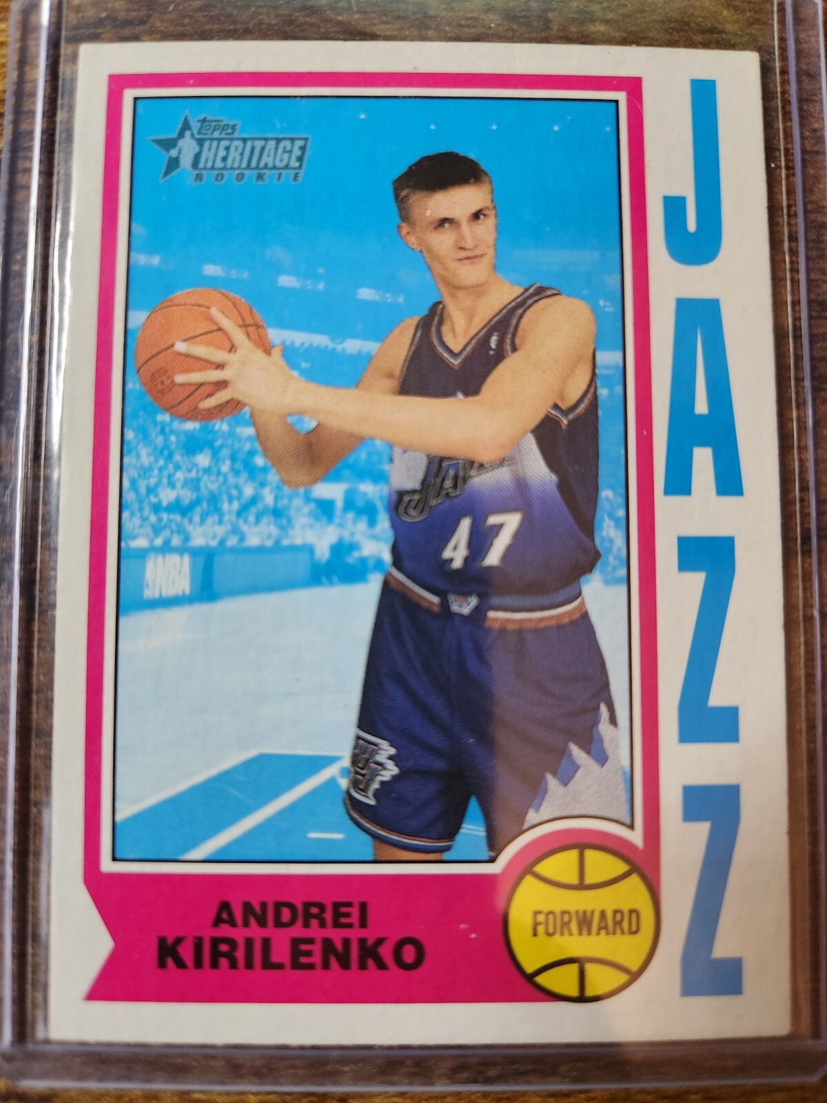 2001-02 Topps Heritage Andrei Kirilenko Rookie RC #74 Utah Jazz All ...