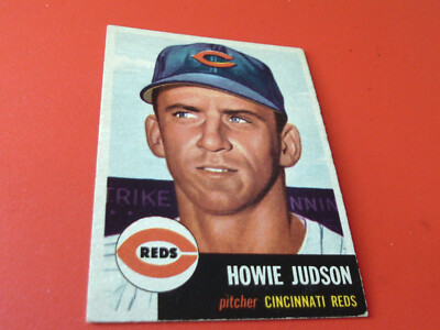 1953 TOPPS HOWIE JUDSON # 12 CINCINNATI REDS BASEBALL !! | eBay