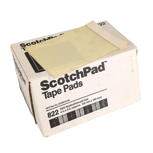 3M ScotchPad 4" x 6" Tape Pads - Box of 1000pcs - 100mm x 150mm | eBay ...