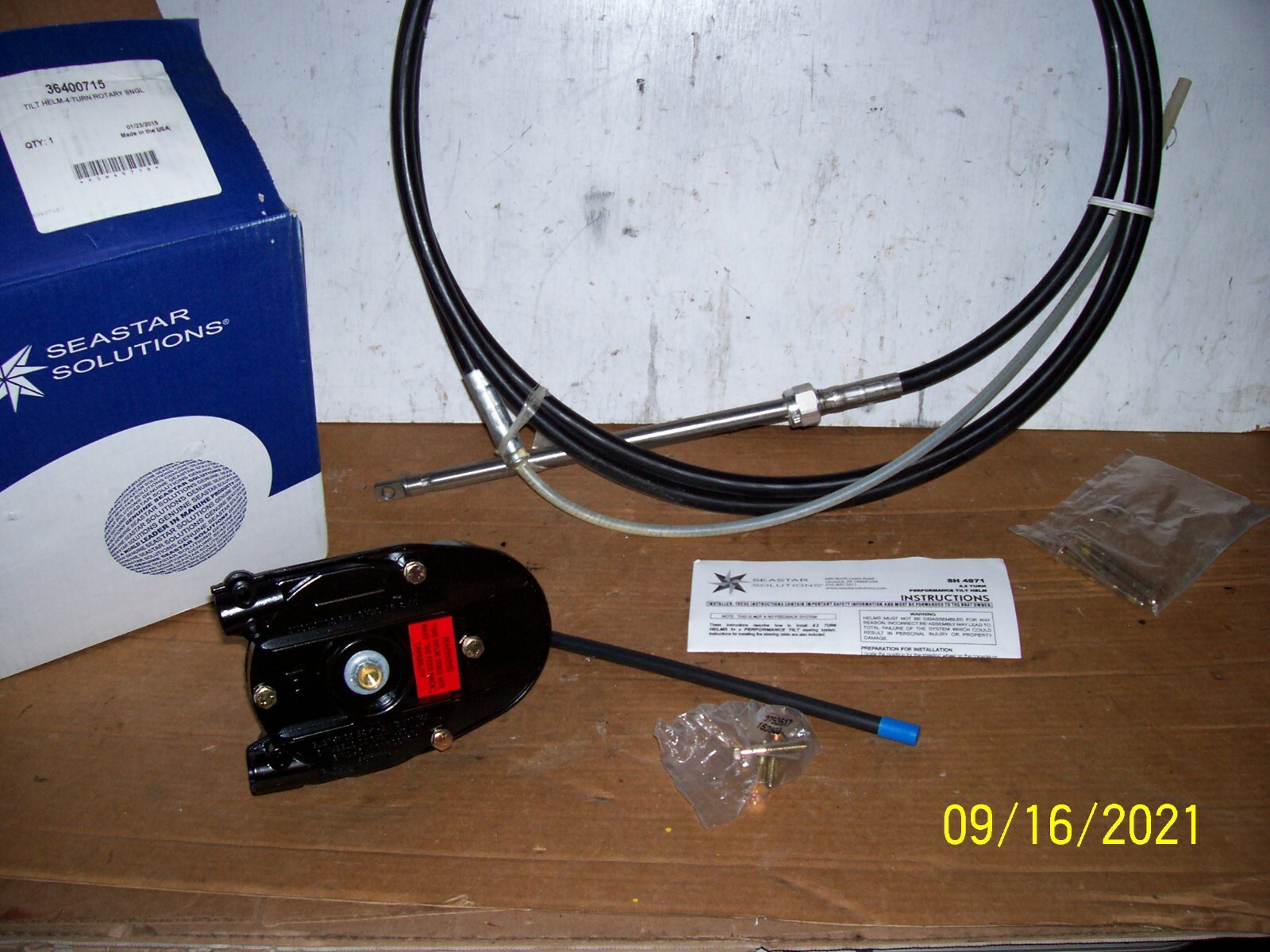 Lund 1987450 Teleflex Marine SH4971 Performance Marine Boat Steering ...