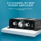 12V HiFi 2 Channel Power Amplifier Mini Stereo Audio FM Car Home AMP ...