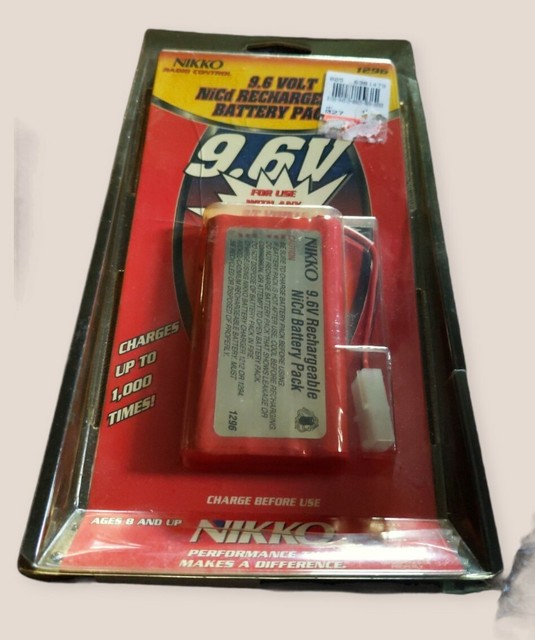 Nikko 9.6v Rechargeable NiCd Battery Pack 1296 Tamiya for sale online ...