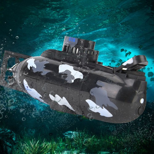 Mini Simulation Military Remote Control 6 Channel Submarine Toy Model ...