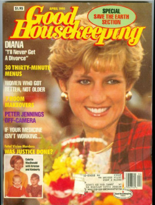 1991 Good Housekeeping: Princess Diana - "I'll Never Get a Divorce" | eBay