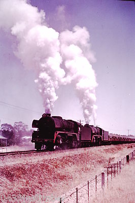Victorian Railways Steam R707 and R767 both Priming near Sebastian May ...