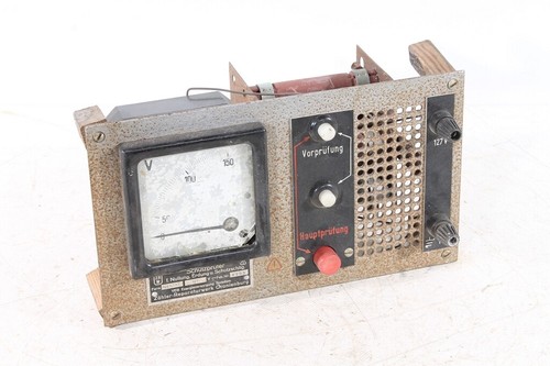1 X Old Measuring Instrument Voltmeter Protection Tester For Grounding ...