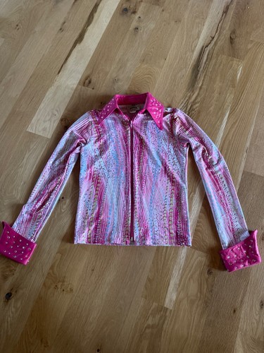 1849 Authentic Ranchwear Zip Western Show Shirt extra small with ...