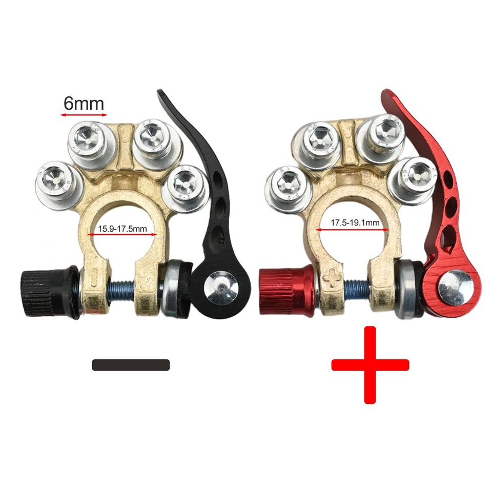 Brand New Battery Terminals 12V 2Pcs Battery Terminals Connectors Quick ...
