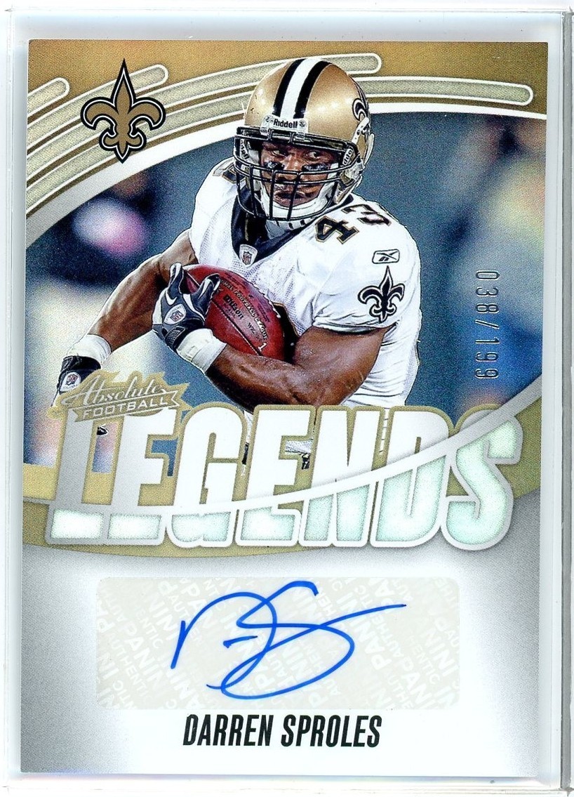 2025 Panini Absolute - Absolute Legends Signatures Darren Sproles #ALS ...