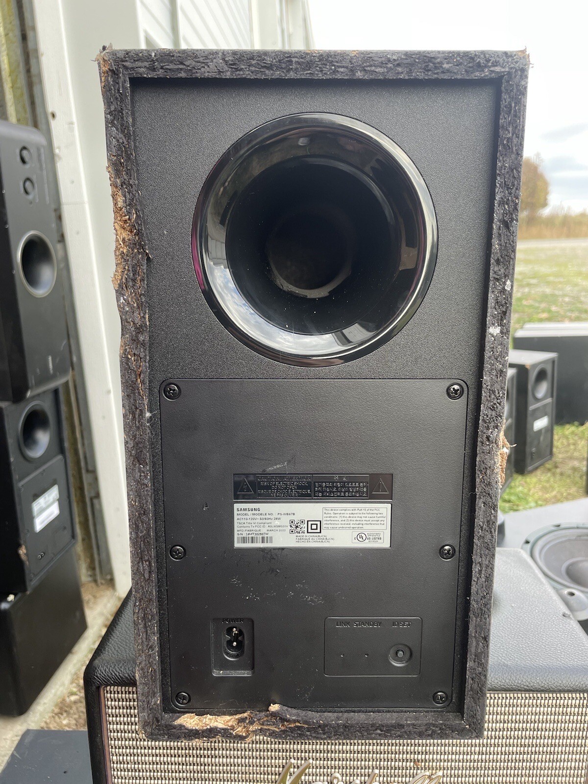 Samsung Model PS-WB67B Black Subwoofer only - Used | eBay