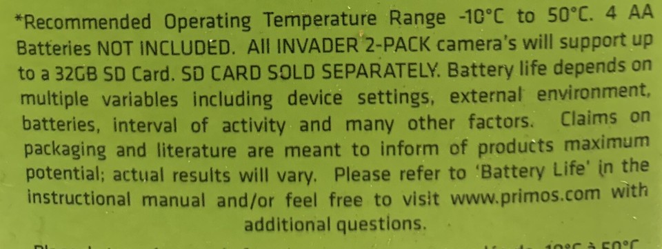 Primos Invader 2-Pack Hunting Trail Camera Set #119224CT2 | eBay