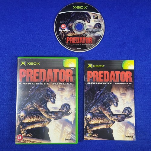 xbox PREDATOR CONCRETE JUNGLE Game (Works On US Consoles) REGION FREE ...