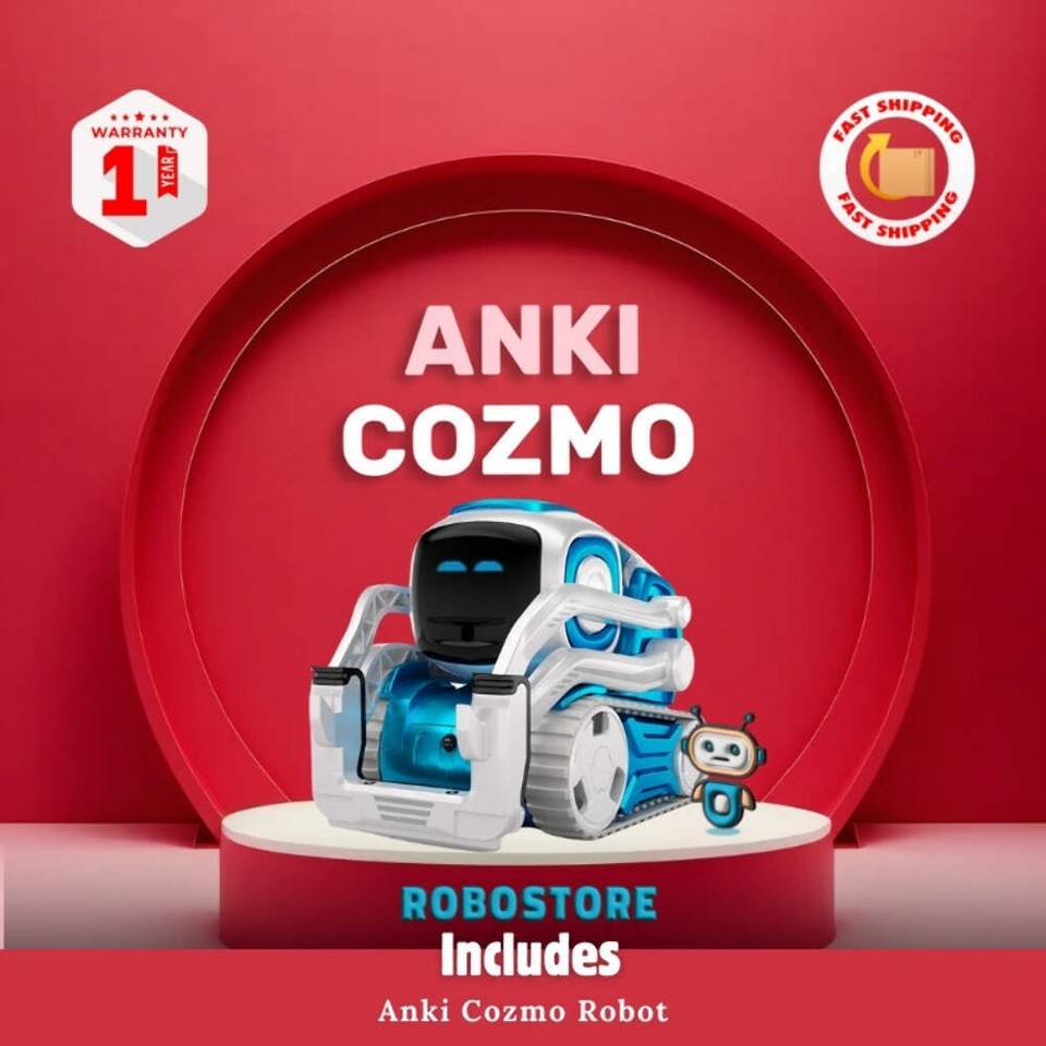 🤖 G-B Anki Cozmo Robot Interstellar Blue Pet with case Educational toy ...